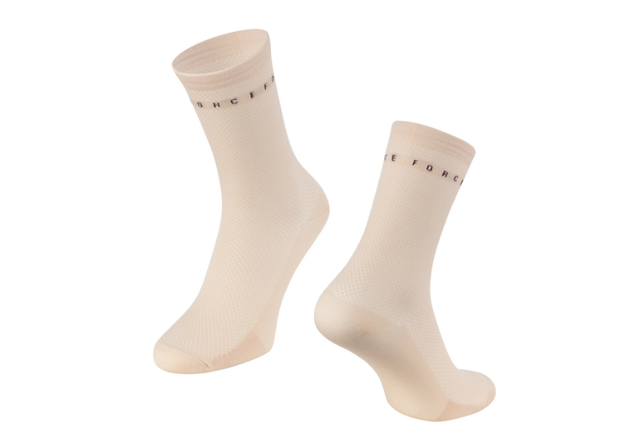 Čarape FORCE SMACK, bež L-XL/42-46