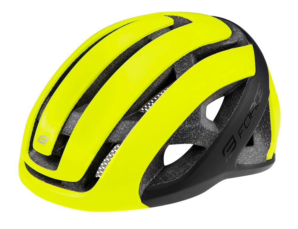 KACIGA FORCE NEO, fluo-crna L/XL