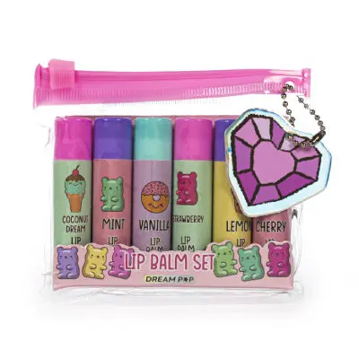 Tri Coastal Design Group S.R.L Set balzama za usne Dream Pop - Bear