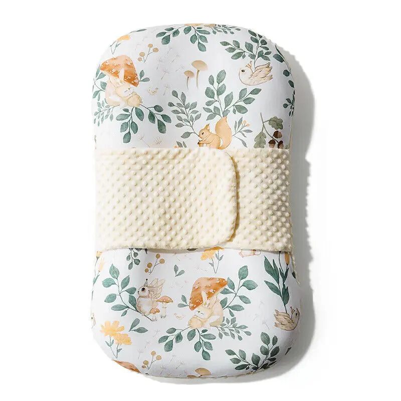 Taoqibaby Prenosivi krevetac za bebe, Anti-startle dizajn, Periv