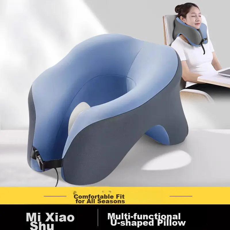 Mixiaoshu Jastuk za spavanje, U-oblik, Ergonomskog dizajna, Podrška za vrat