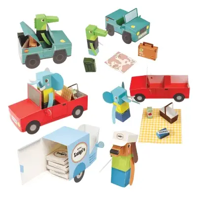 Rex International Kreativni set Animal Automobiles