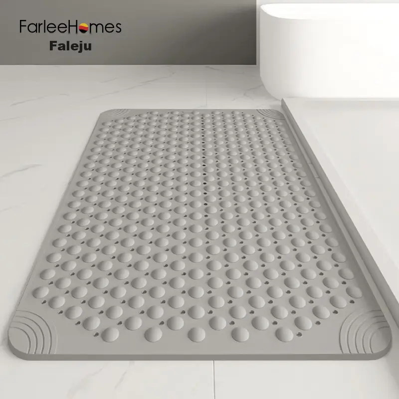 Farleenhomes Prostirka za kupatilo, 58x88cm, Siva