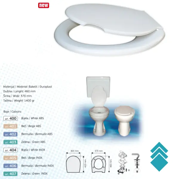 Brtva plast WC Daska Vita