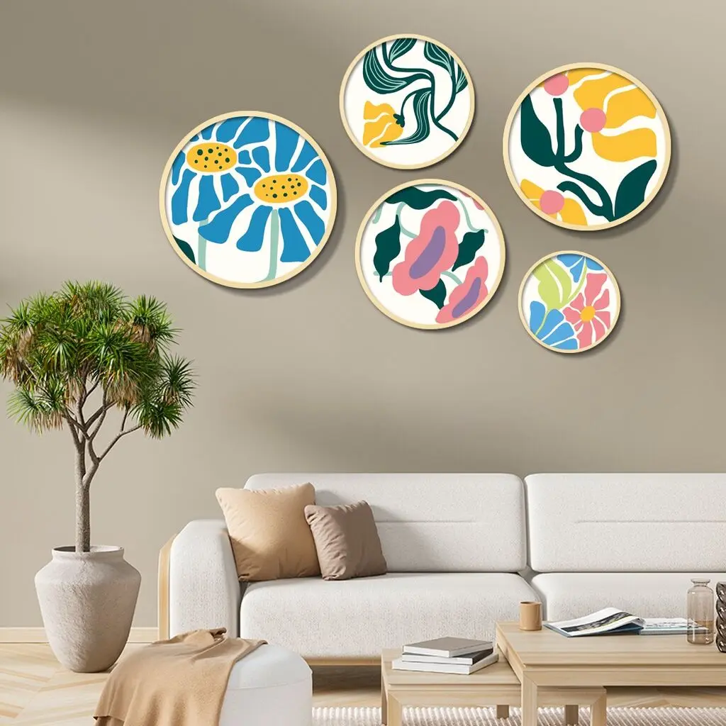 Wallity Dekorativna slika Yats-02, 43,5x43,5cm, 5 delova