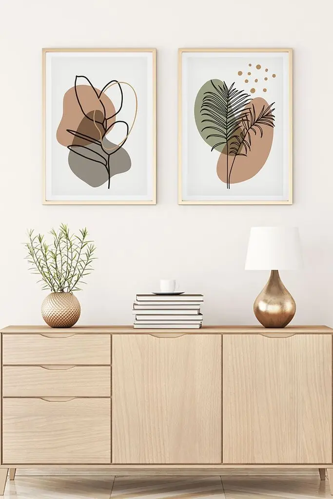 Wallity Uramljena slika Huhu114, 50x70 cm , 2 dela