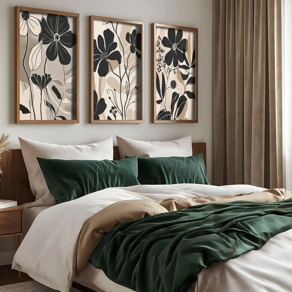 Wallity Slika GE265, 3 dela, 35 x 47 cm