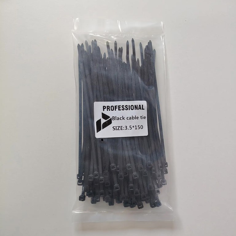 PDV Professional Kablovska vezica, 3,5x150mm, 100 komada, Crna