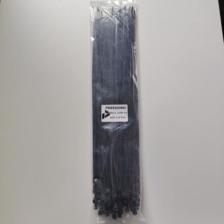 PDV Professional Kablovska vezica, 4,8x450mm, 100 komada, Crna