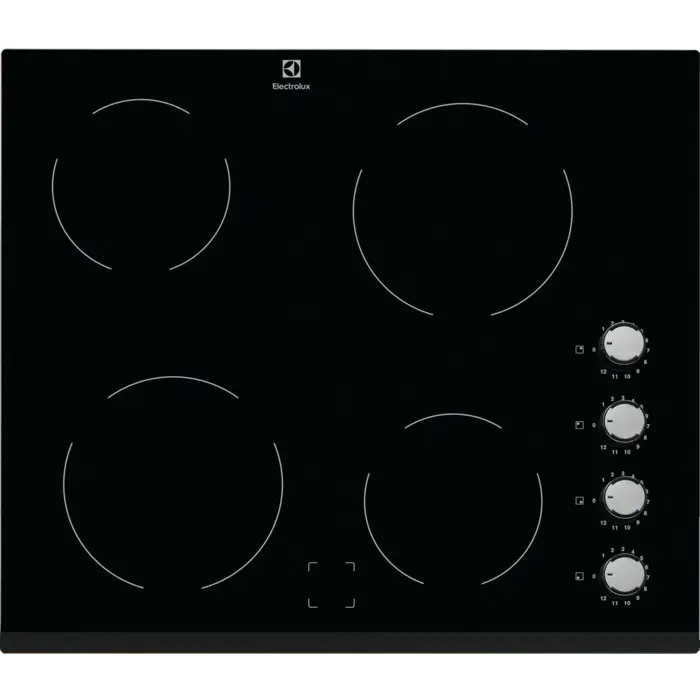 ELECTROLUX Ugradna ploča EHF6140FOK, Električna staklokeramička, 4 zone, Crna