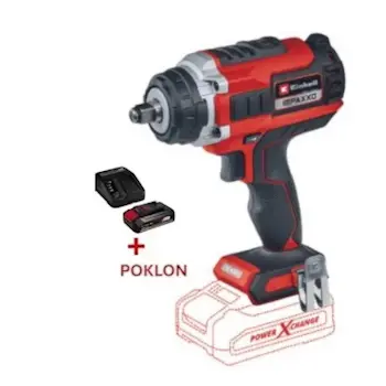 Einhell PROFESSIONAL akumulatorski udarni odvijač IMPAXXO 18/400 4510070 + POKLON Einhell starter kit Power X-Change 18V 2.5Ah 4512097