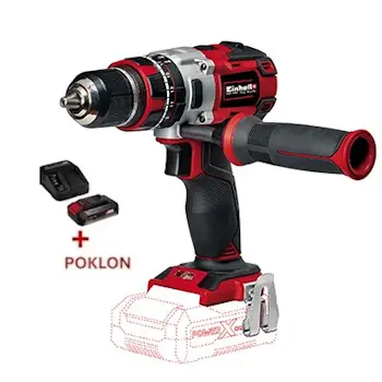 Einhell PROFESSIONAL akumulatorska udarna bušilica Power X-Change TE-CD 18 Li-i BL 4513860 + POKLON Einhell starter kit Power X-Change 18V 2.5Ah 4512097