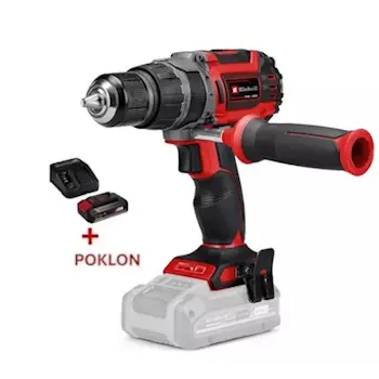 Einhell PROFESSIONAL akumulatorska udarna bušilica TP-CD 18/60 Li-i BL 4514205 + POKLON Einhell starter kit Power X-Change 18V 2.5Ah 4512097
