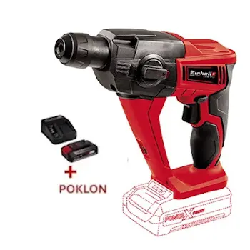 Einhell akumulatorska čekić bušilica Power X-Change TE-HD 18 Li 4513812 + POKLON Einhell starter kit Power X-Change 18V 2.5Ah 4512097