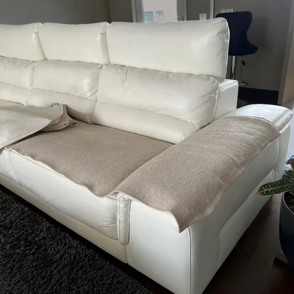 Prekrivač set – Handmade Svetlo braon boja – Dva lica