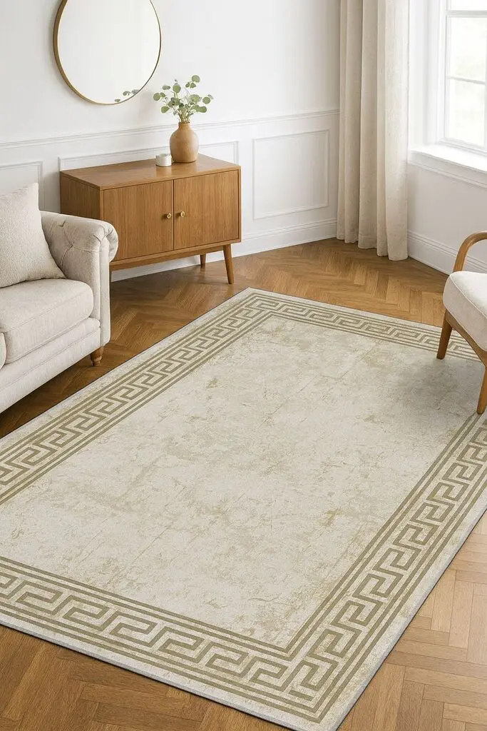 Conceptum Hypnose Tepih HM-CRP25-18, Pravougaoni, 160 x 230 cm, Krem