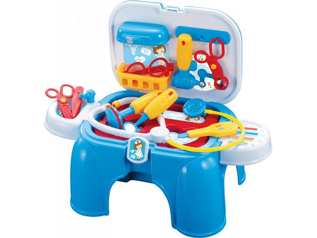 Dečji doktorski set u stoličici Plastica 91611