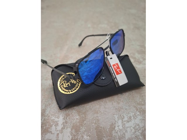Ray ban unisex plave sestougaone naočare za sunce