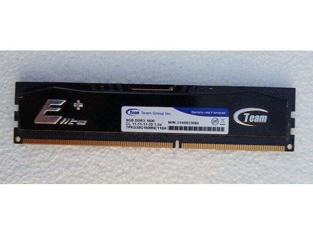 Ddr3 Team Group Elite+ 8Gb 1600Mhz