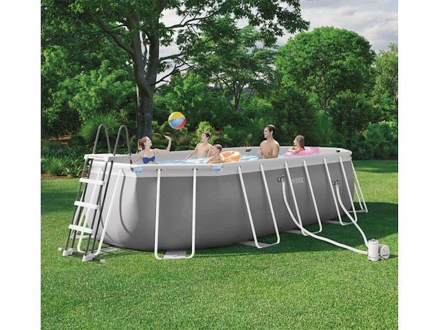Intex Prism Frame Oval bazen sa kompletnom opremom 6.1 x 3.05 x 1.22m 26798NP