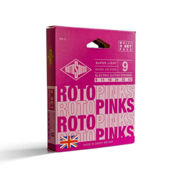 Rotosound R9-3 Roto Pinks Žice za Električnu Gitaru 009-042 (3 Kompleta)