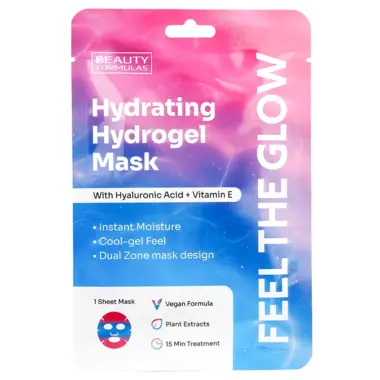 BEAUTY FORMULAS
Hidrogel sheet maska za lice - hijaluronska kiselina i vitamin E