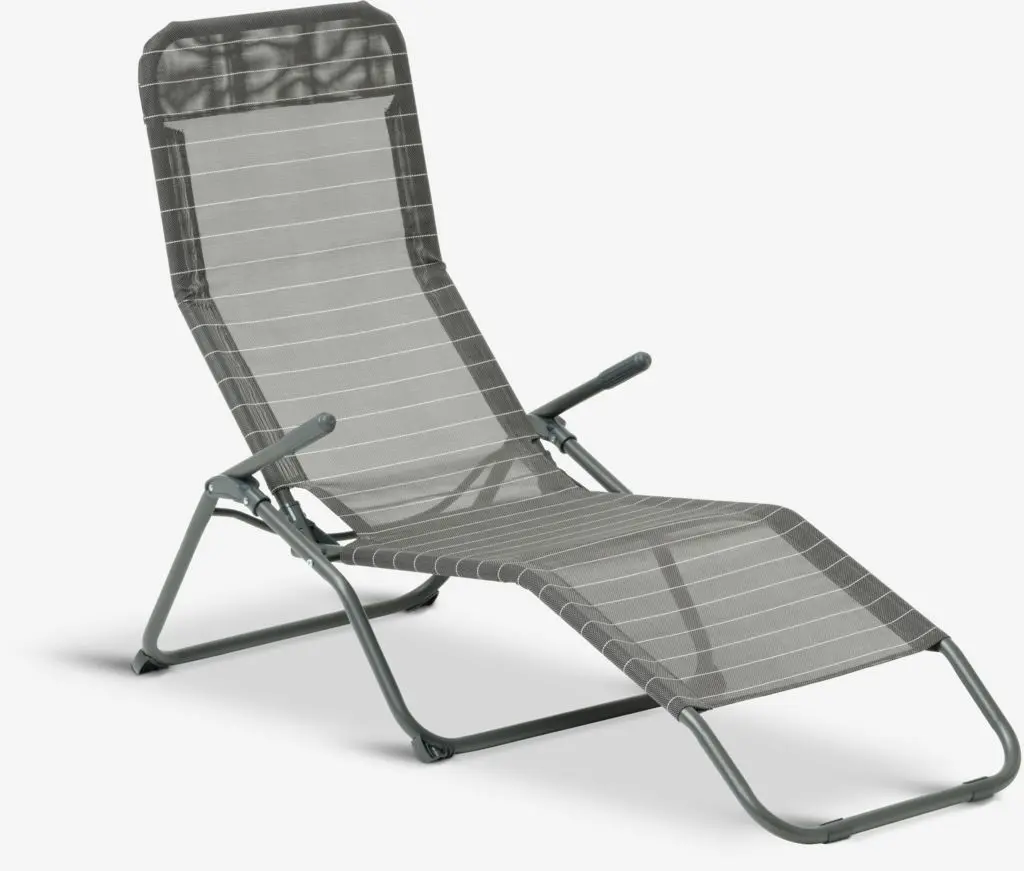 Linnea Relaks-stolica, 60x168cm, Siva