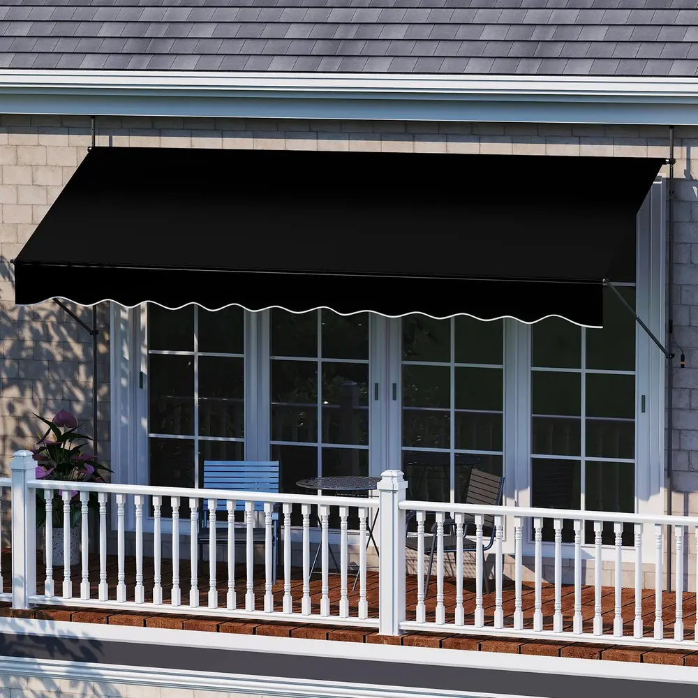 Montelux Easy 400x120cm Crna Balkonska Tenda