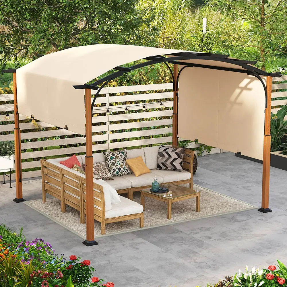 Venturo Prestige 4x3m Bež Pergola Lučni krov