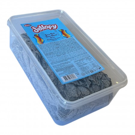 Jellopy sour belt pvc kola 1kg 100pcs