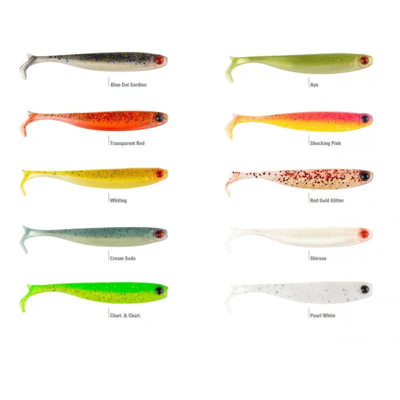 Mustad Mezashi Z-Tail Minnow šed 7.5cm