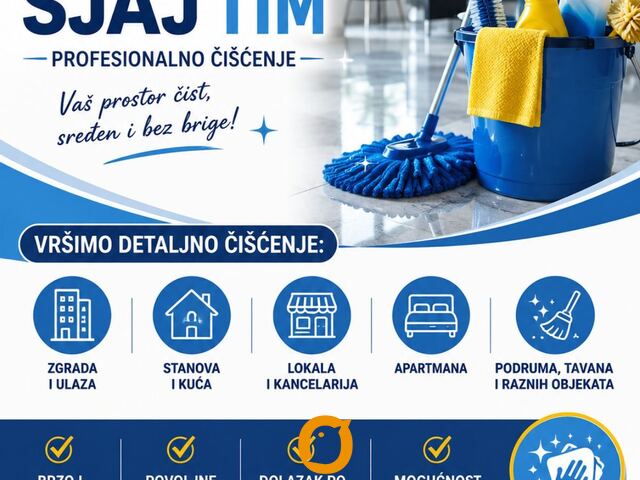 Vršimo kvalitetno čišćenje i redovno održavanje