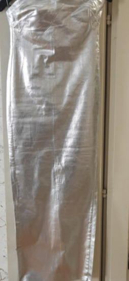 denim srebrna zara haljina