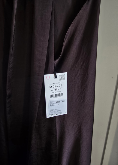 Zara svilena maksi haljina nova