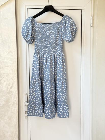 Predivna baby plava mix svila-viskoza S***