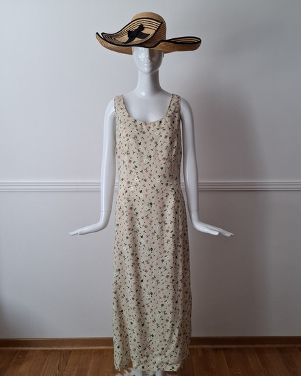 Dugačka vintage haljina M L
