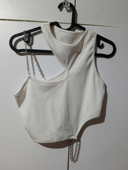 Crop bluzica sa lancima