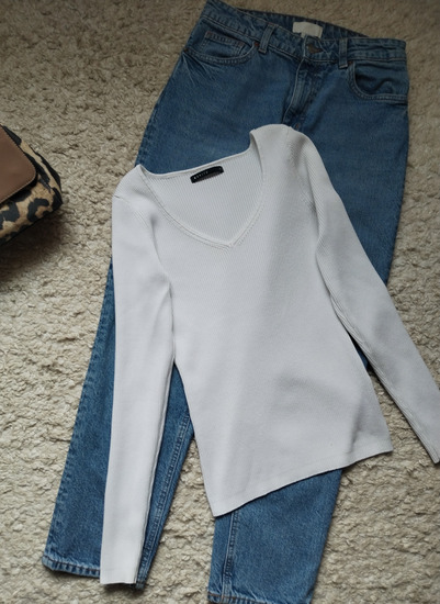    MOHITO streč rebrasta bluza ☆