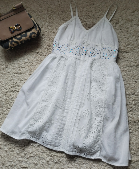    Boho vezena haljina ☆ Vel S ☆ Pamuk ☆