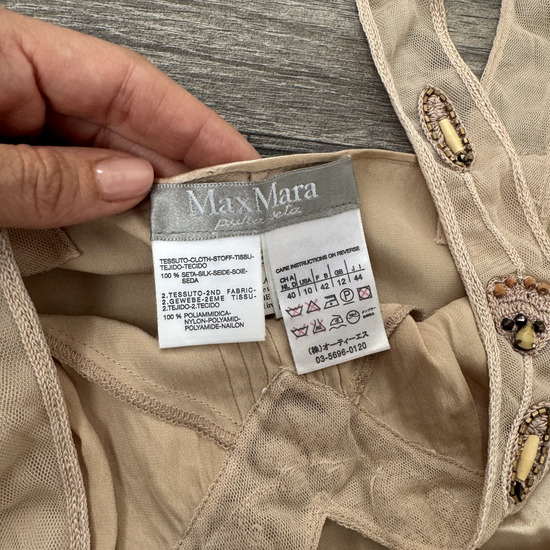 Max Mara silk bluza M