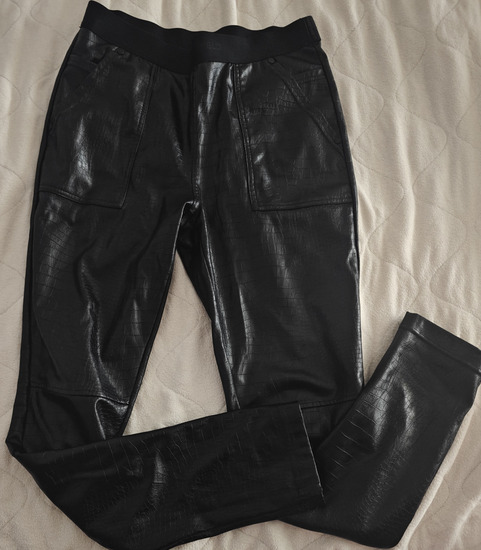 Karl Lagerfeld kroko skinny pantalone