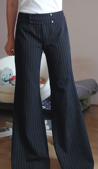 Mango pantalone - Široke nogavice