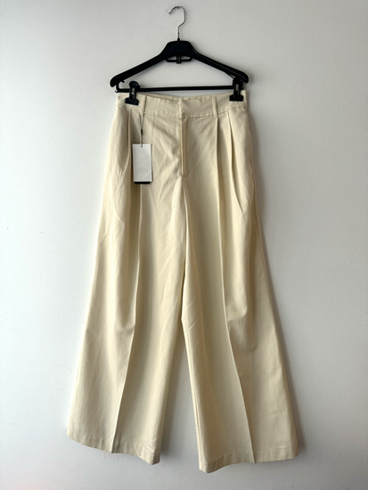 ZARA duboke pantalone(lan,viskoza,pamuk)
