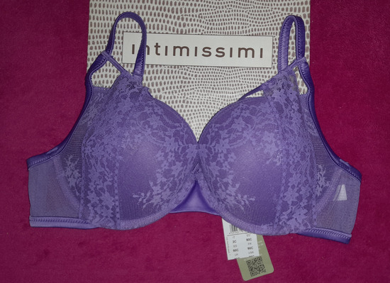 Intimissimi ljubicasti cipka push up 80C NOVO!%