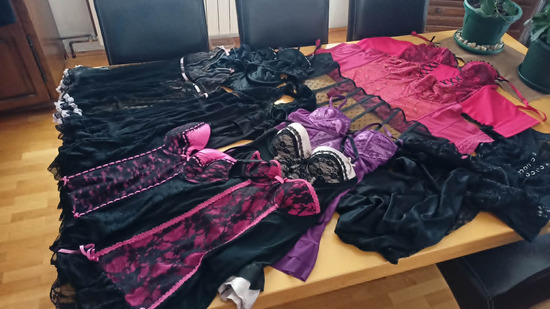 komplet od 15 raznih modela sexy veša S/M