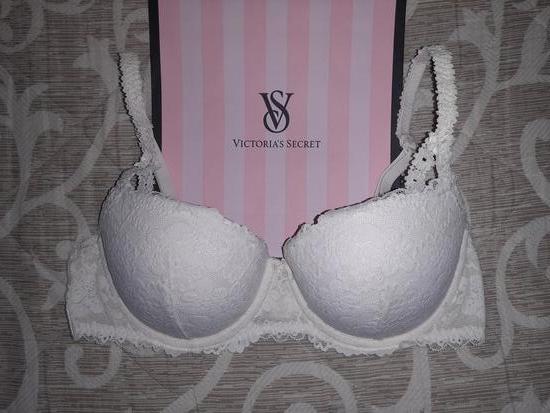 Victoria secret PINK beli cipka push up 75C%