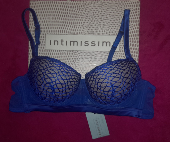 Intimissimi kraljevsko plavi,bež til 75B NOVO%