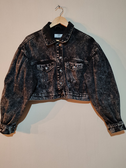 BERSHKA KRAća WASHED TEKSAS JAKNA S/M