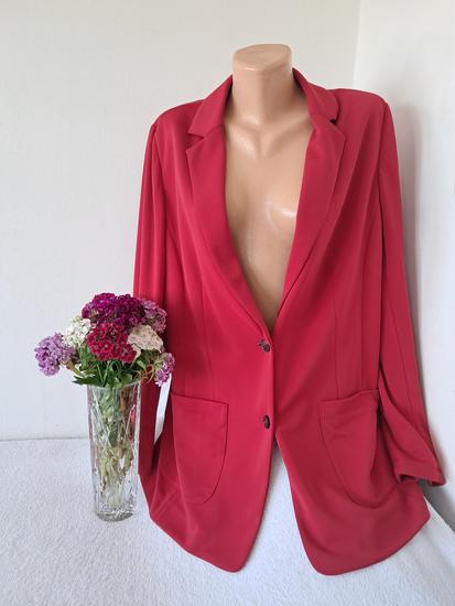 Crveni AMBIENTE opusteno-elegantan sako vel 46