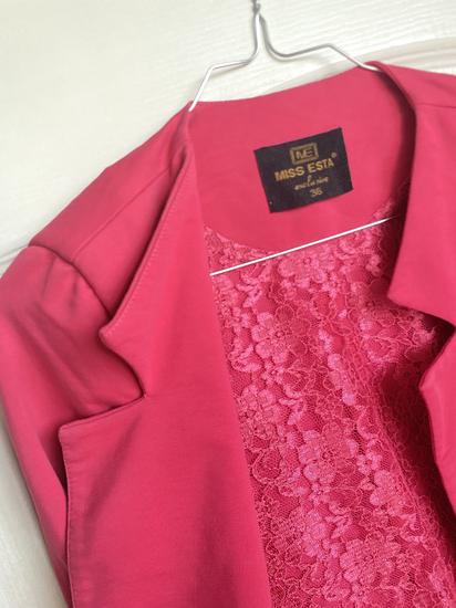 Pink pamučni sako